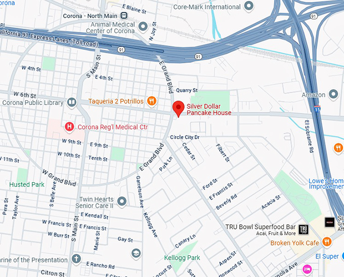 16. silver dollar pancake house map