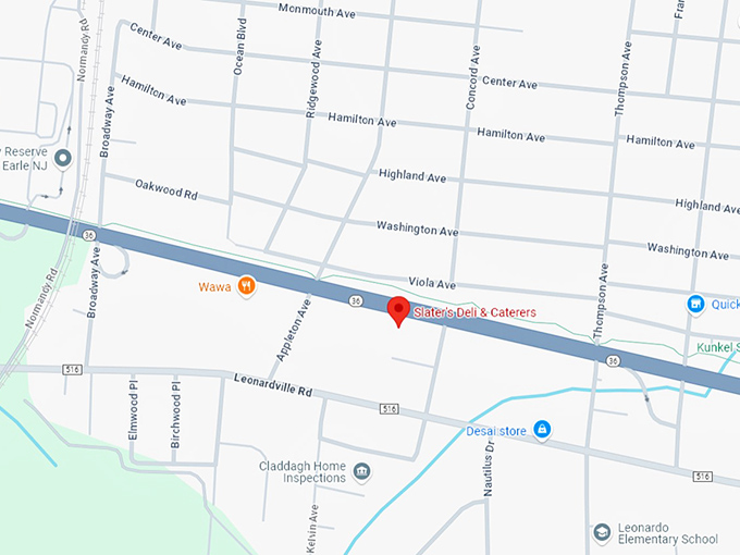 16. slater's deli & caterers map