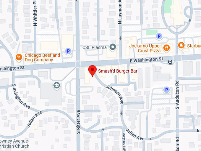 16. smash'd burger bar map