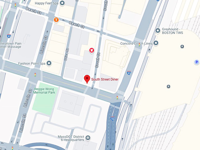 16. south street diner map