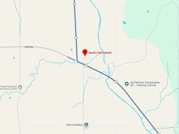 16. sparks flea market map
