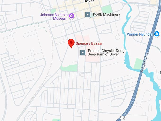 16. spence's bazaar map