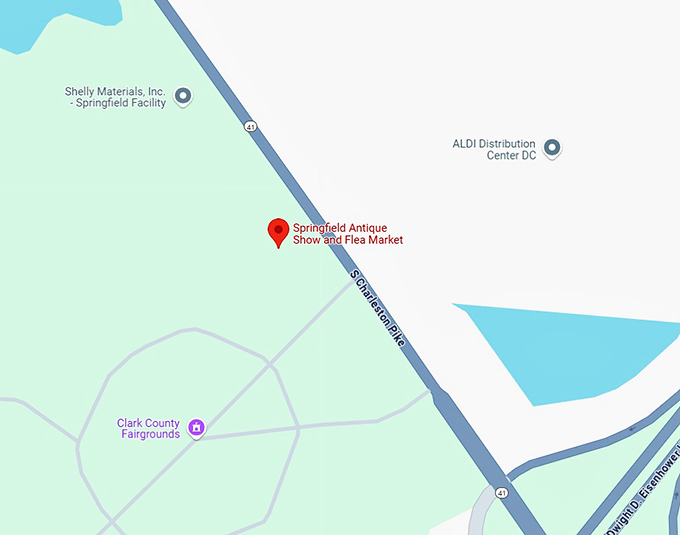 16. springfield antique show and flea market map