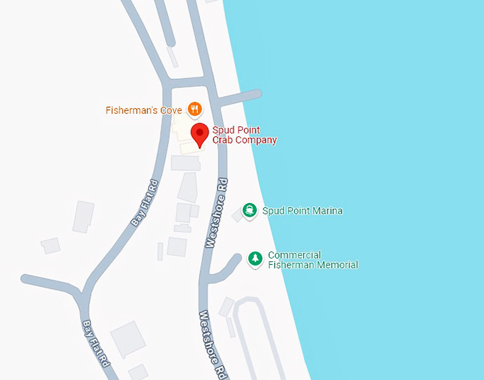 spud point crab company map