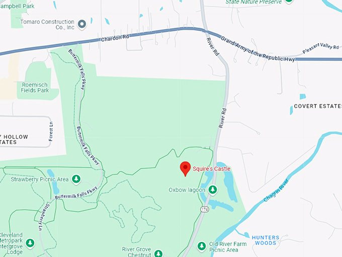 16. squire's castle map