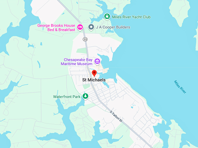 16. st. michaels map