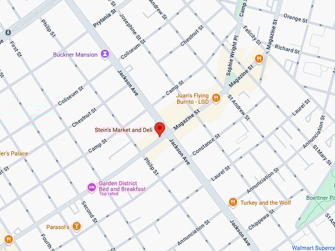 16. stein's market and deli map