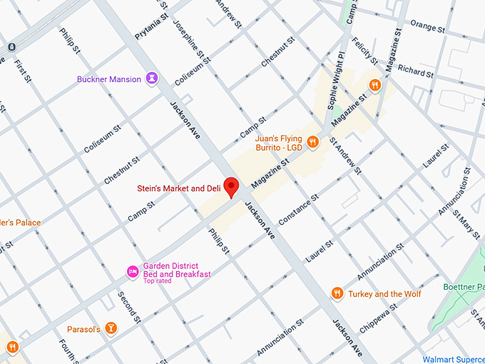 16. stein's market and deli map