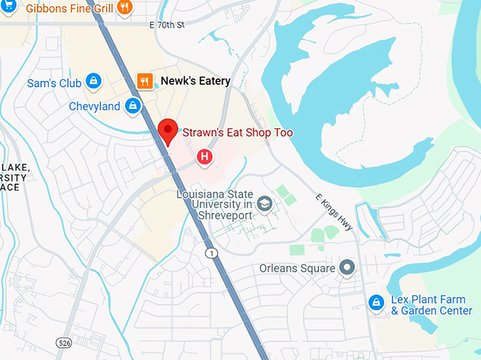 16. strawn's eat shop too map