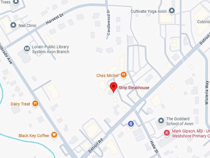 16. strip steakhouse map