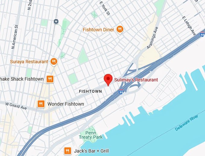 16. sulimay's restaurant map