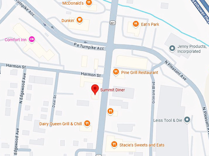 16. summit diner map