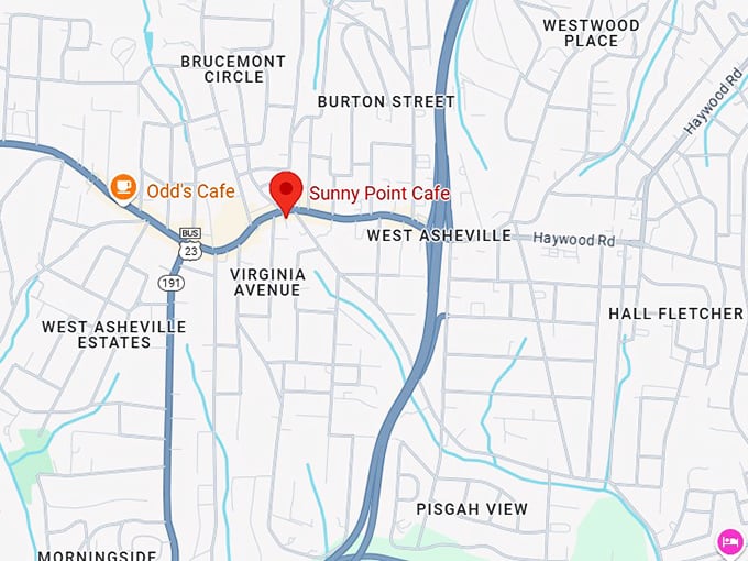 16. sunny point cafe map