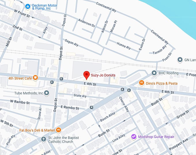 16. suzy jo donuts map