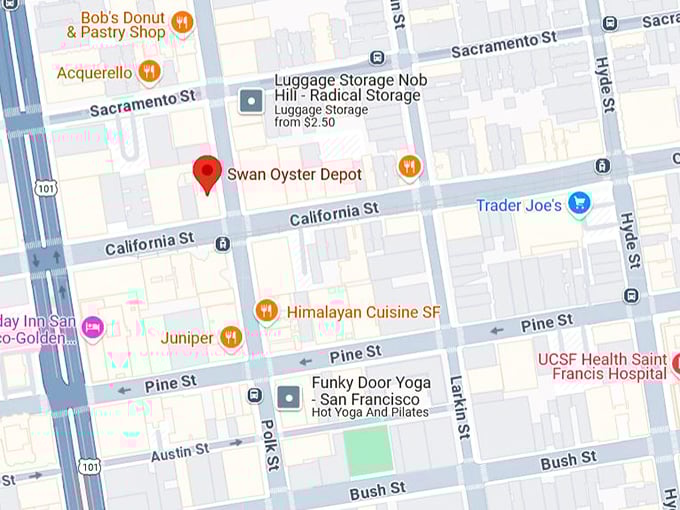 16. swan oyster depot map