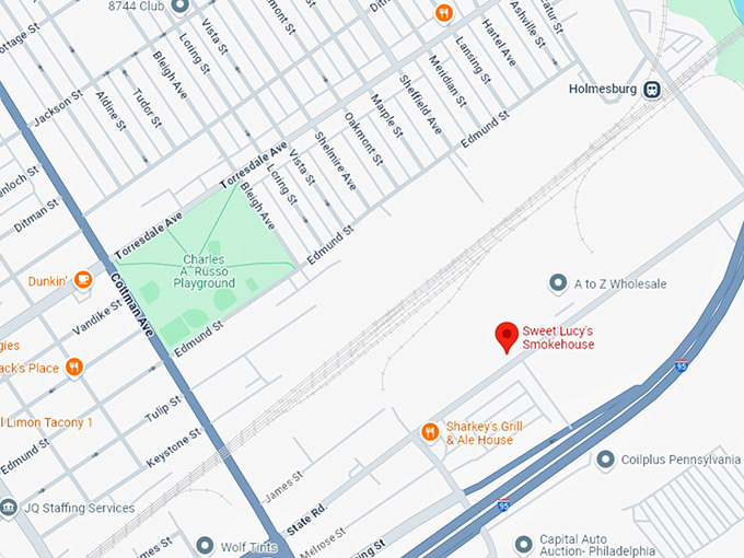 16. sweet lucy's smokehouse map