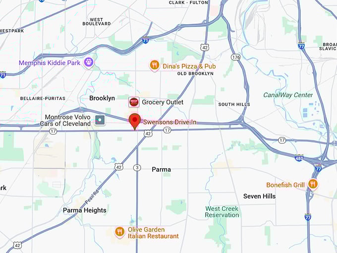 16. swensons drive in map