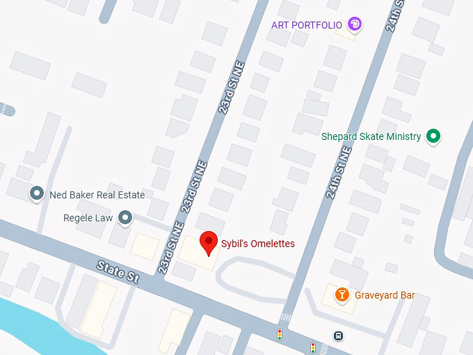 16. sybil's omelettes map