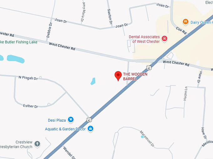 16. the wooden barrel map