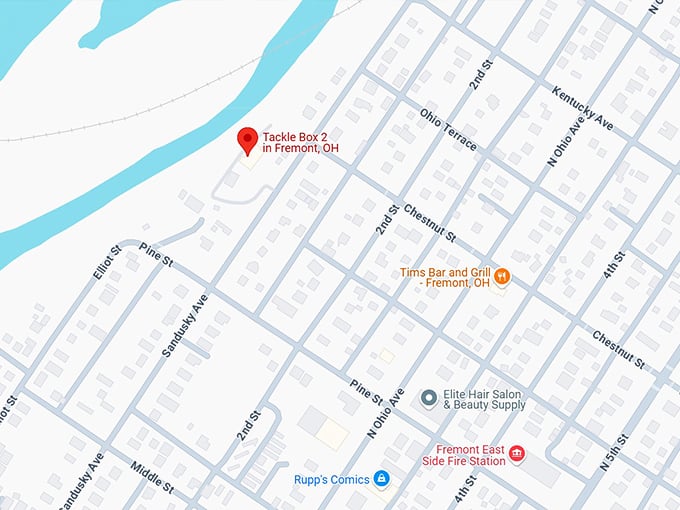 tackle box 2 in fremont, oh map