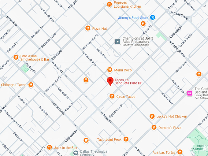 16. tacos la banqueta puro df map