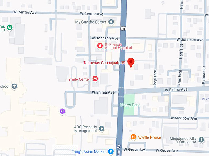16. taquerias guanajuato #1 map