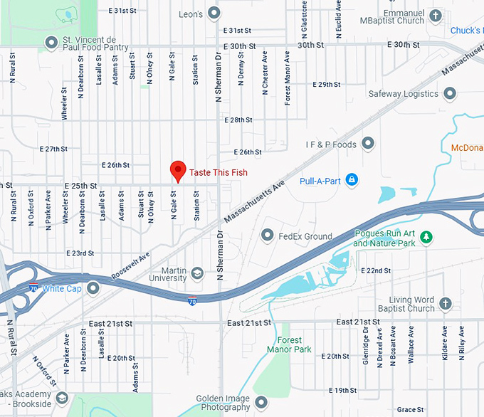 16. taste this fish map