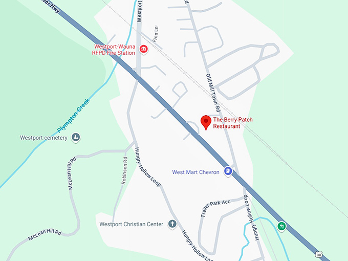 16. the berry patch restaurant map