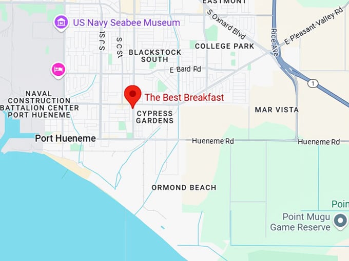 the best breakfast map