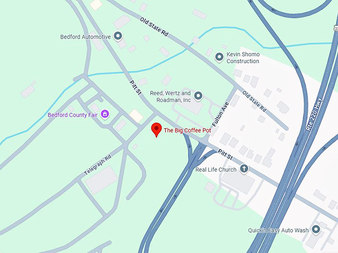 16. the big coffee pot map