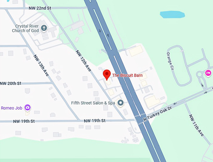 16. the biscuit barn map