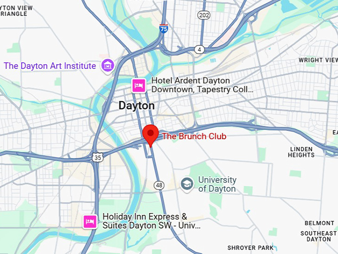 16. the brunch club map