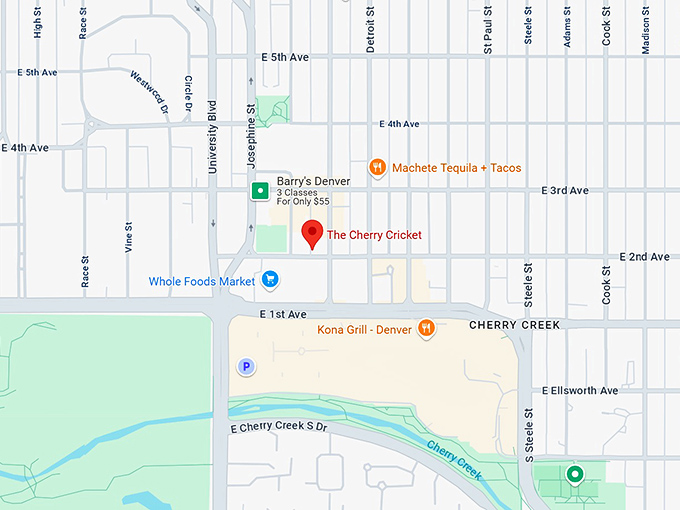 16. the cherry cricket map