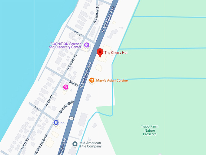 16. the cherry hut map