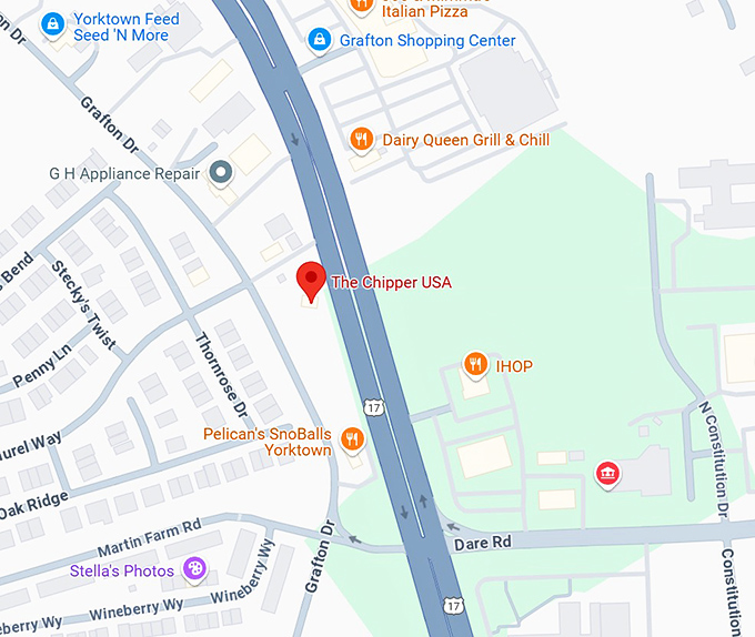 16. the chipper usa map