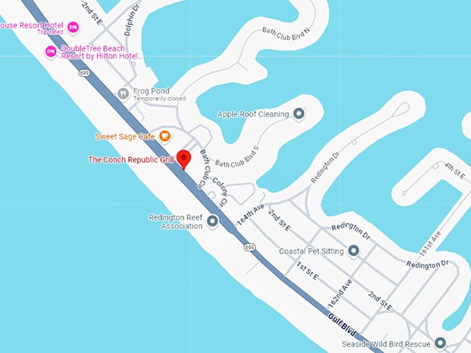 16. the conch republic grill map
