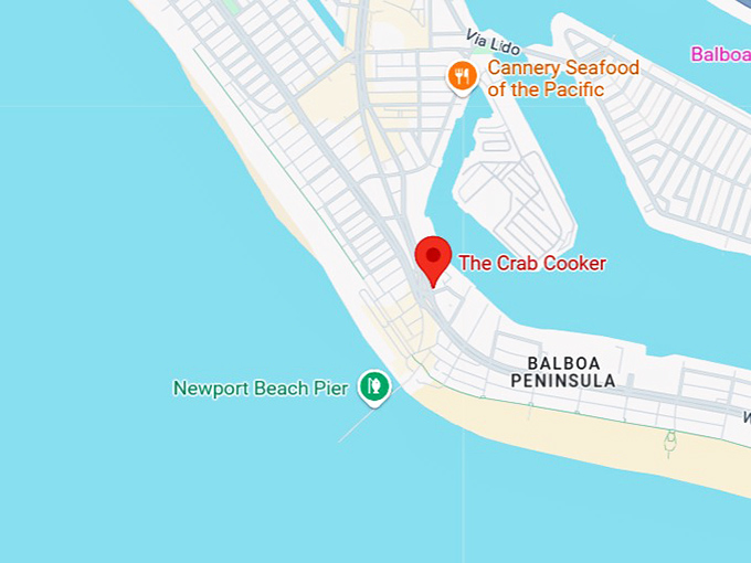 16. the crab cooker map