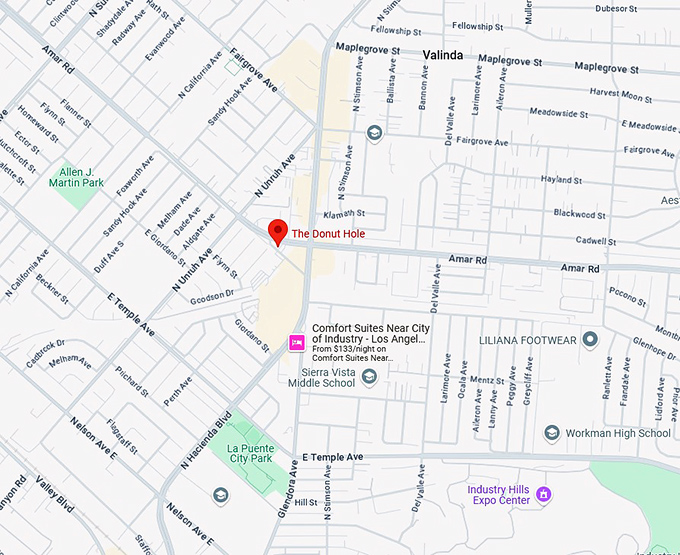 16. the donut hole map
