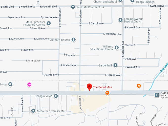 16. the donut man map