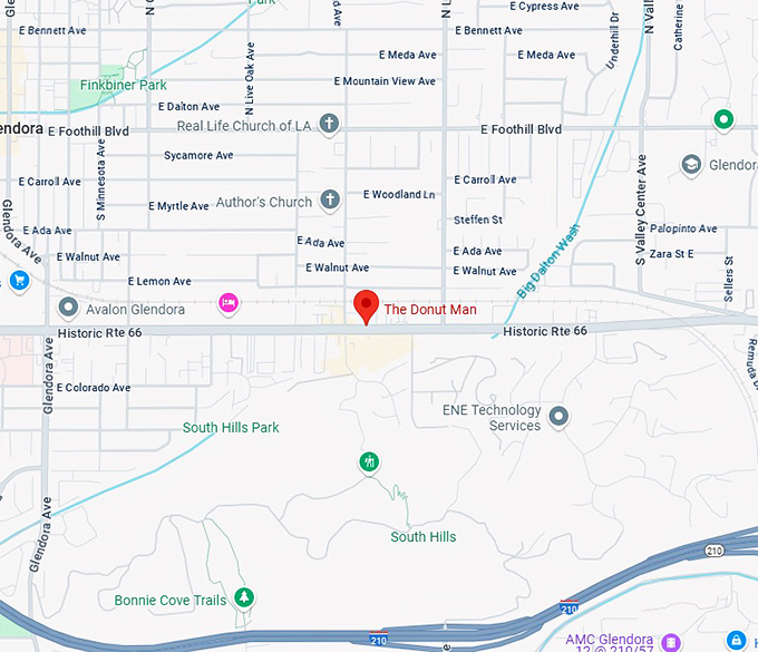 16. the donut man map