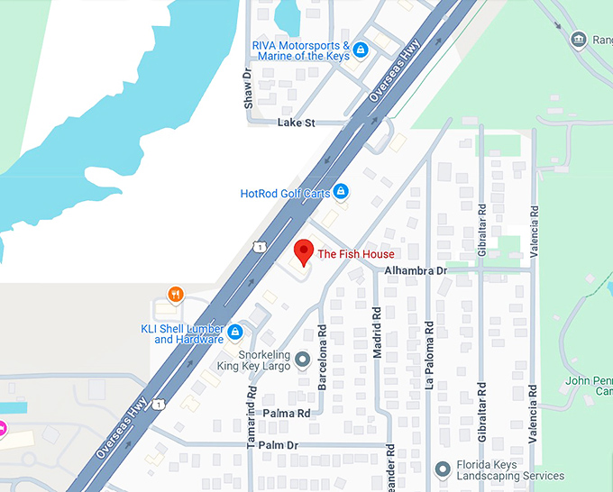 16. the fish house map