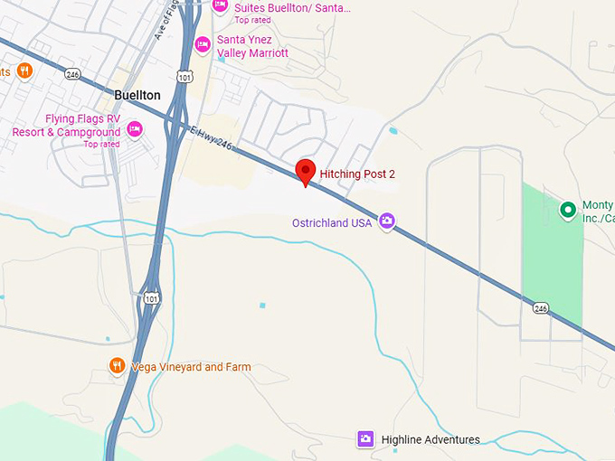 16. the hitching post ii map