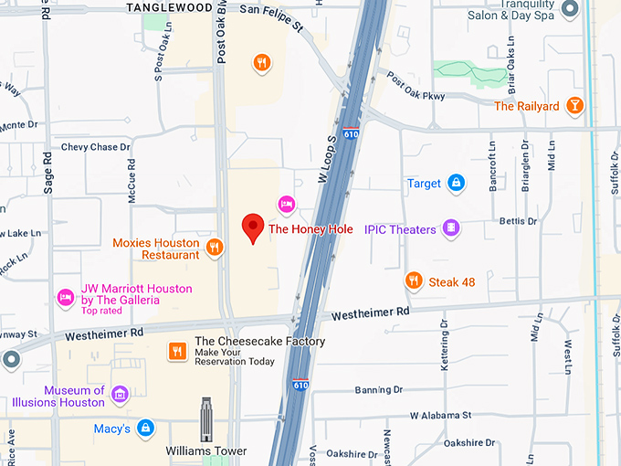 16. the honey hole map