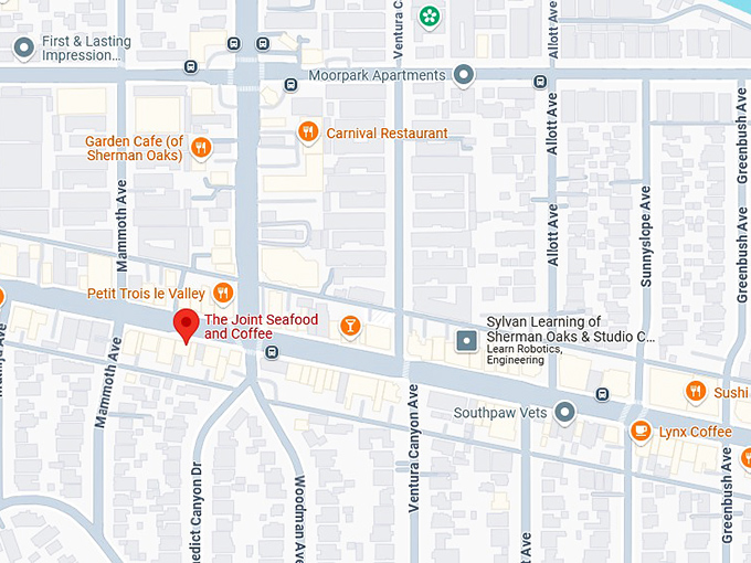 16. the joint seafood and coffee map