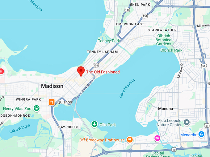 16. the old fashioned map