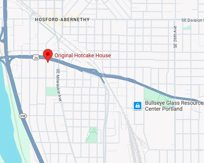 16. the original hotcake house map