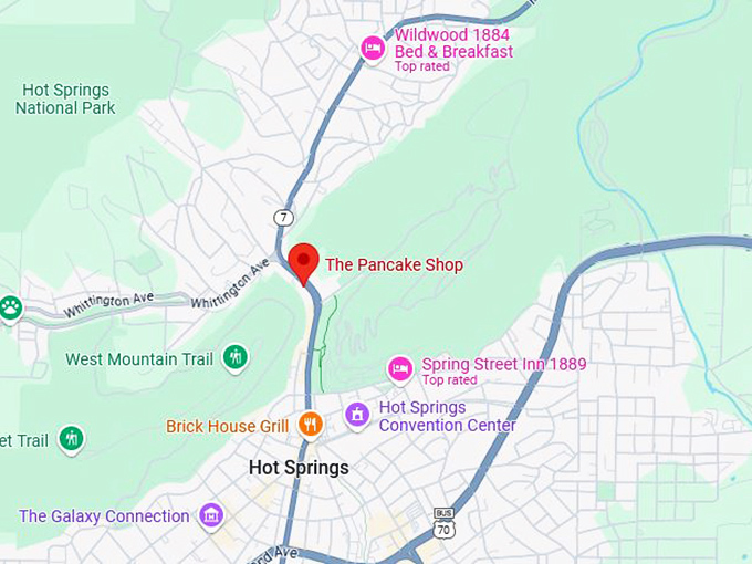 16. the pancake shop map