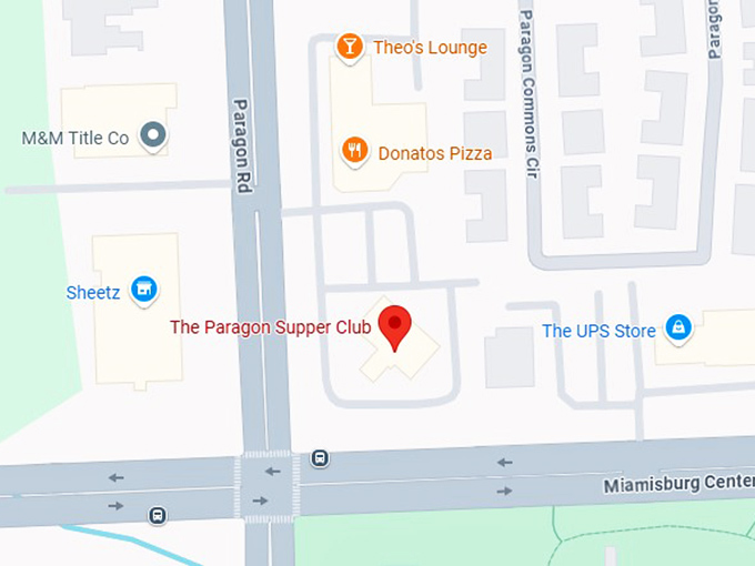 16. the paragon supper club map