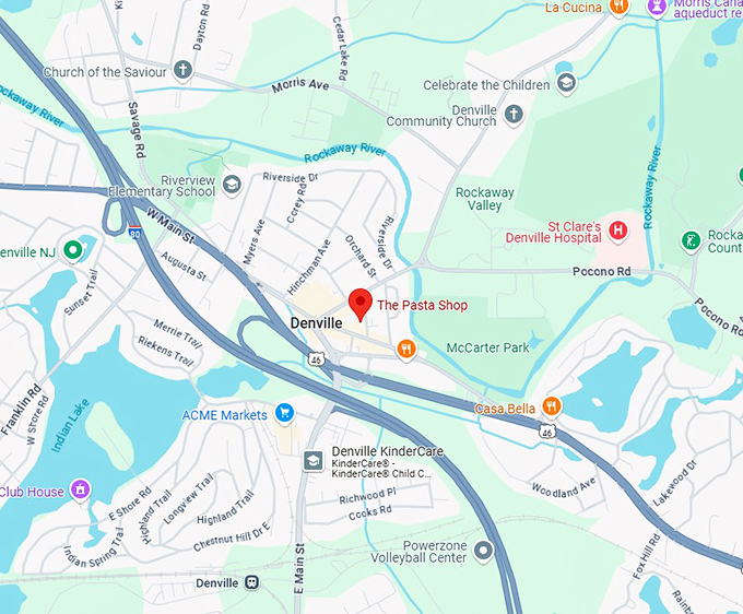 16. the pasta shop map