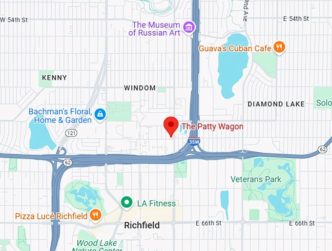 16. the patty wagon map